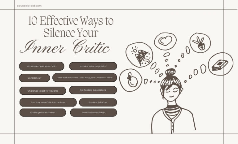 10 Effective Ways to Silence Your Inner Critic & Overcome Self-Doubt - CounselorAid